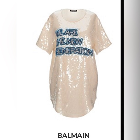 Balmain | Tops | Balmain Sequin Top | Poshmark